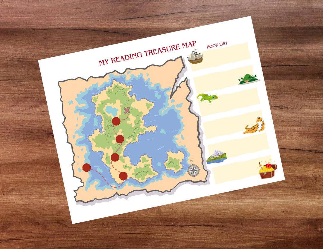 Reading Log, Treasure Map, Literacy, Early Education, Elementary ...