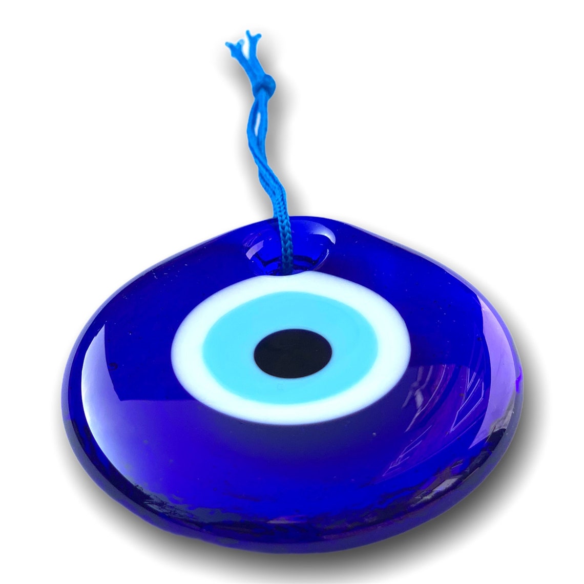 Blue Glass Turkish Evil Eye Lucky Eye Amulet Charm Home Office - Etsy UK