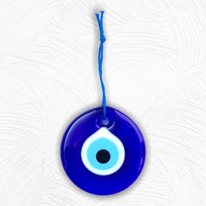 Blue Glass Turkish Evil Eye Lucky Eye Amulet Charm Home Office Car ...