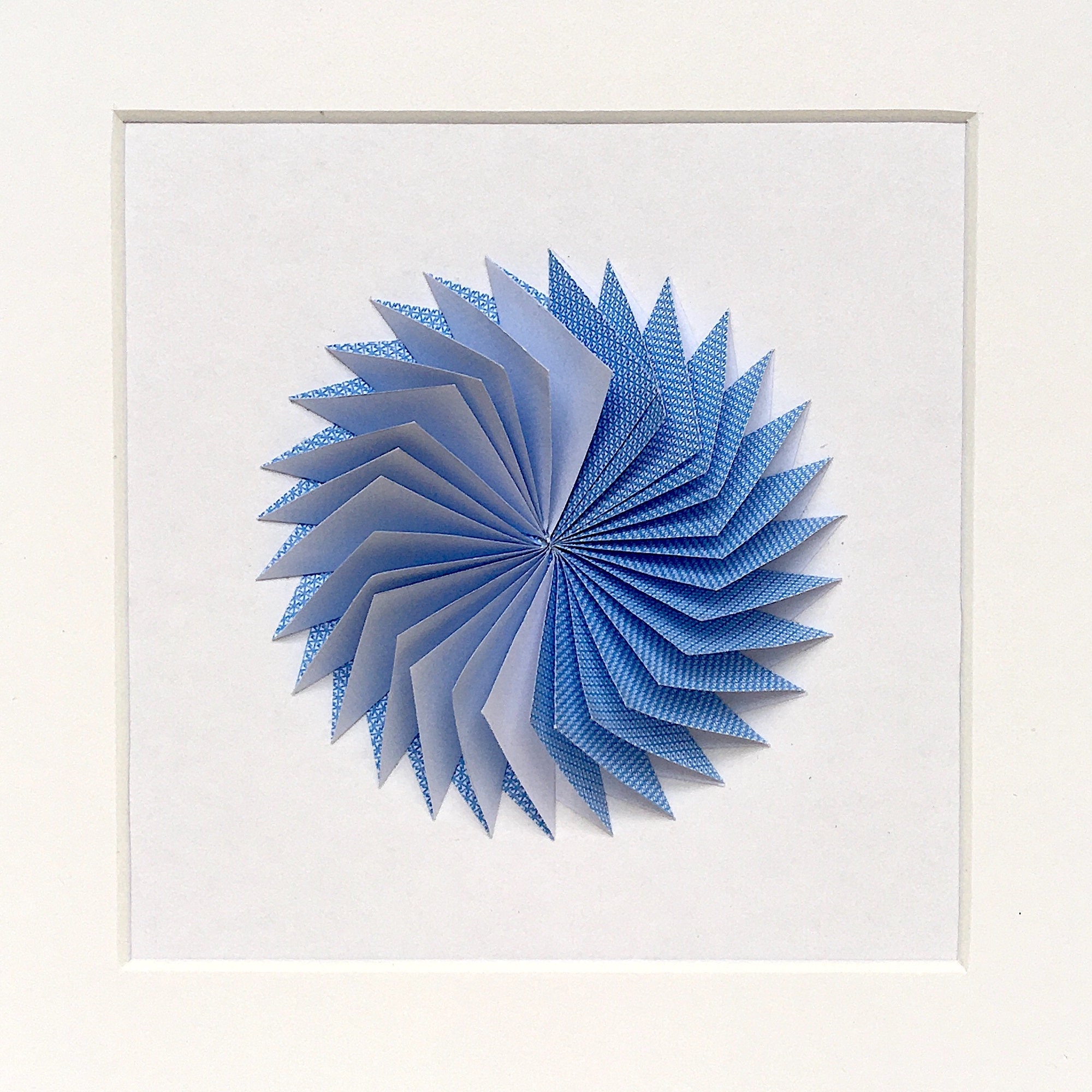 Folded Paper Wall Art Framed, a Unique Original Work by Dan Maier ...