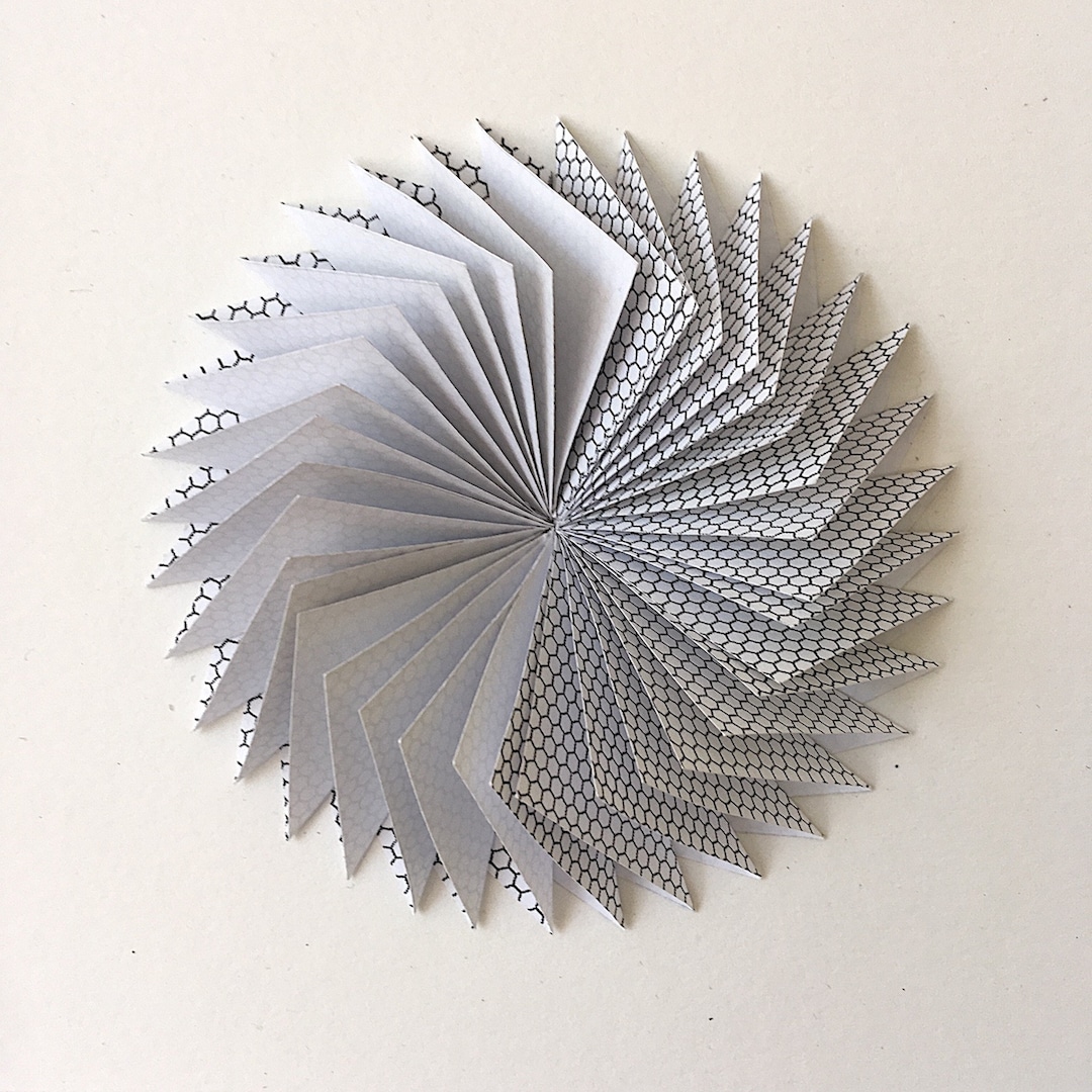 Folded Paper Wall Art Framed, an Original by Dan Maier - Etsy