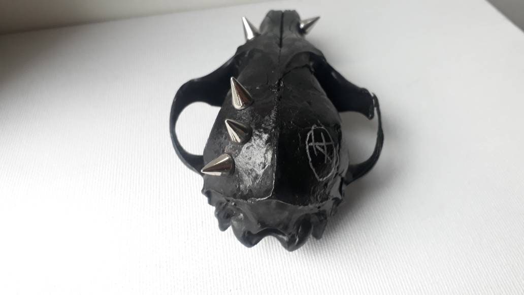 Patti the Punk Rock Fox Skull - Etsy