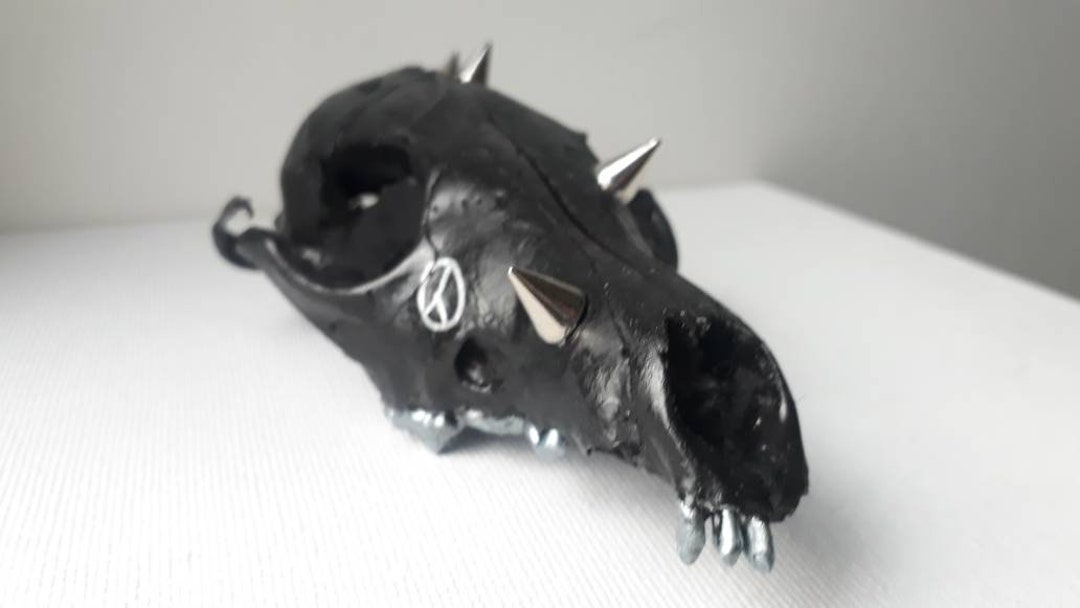 Patti the Punk Rock Fox Skull - Etsy