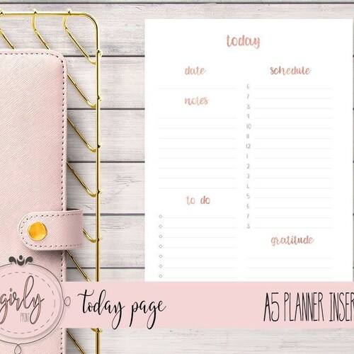 Happy Planner Daily Schedule & To-do List Printable Insert | Etsy