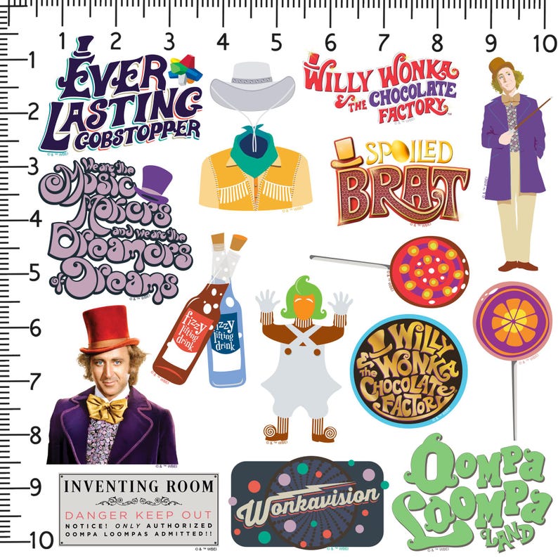 Willy Wonka and the Chocolate Factory Officially Licensed Deluxe Vinyl ...