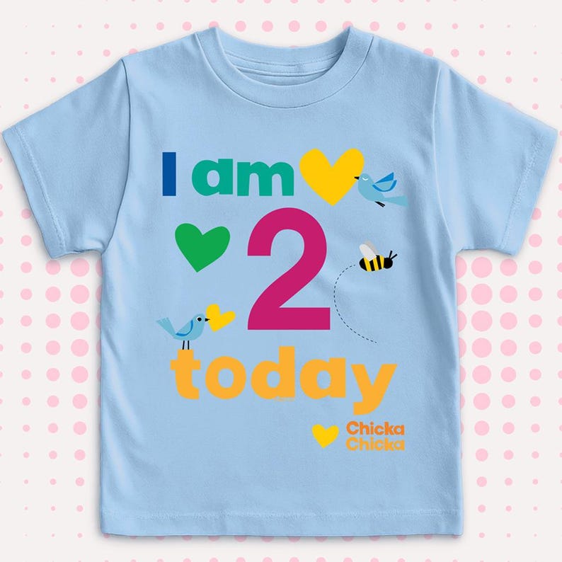 Chicka Chicka Boom Boom Officially Licensed Birthday T-shirt for Kids ...