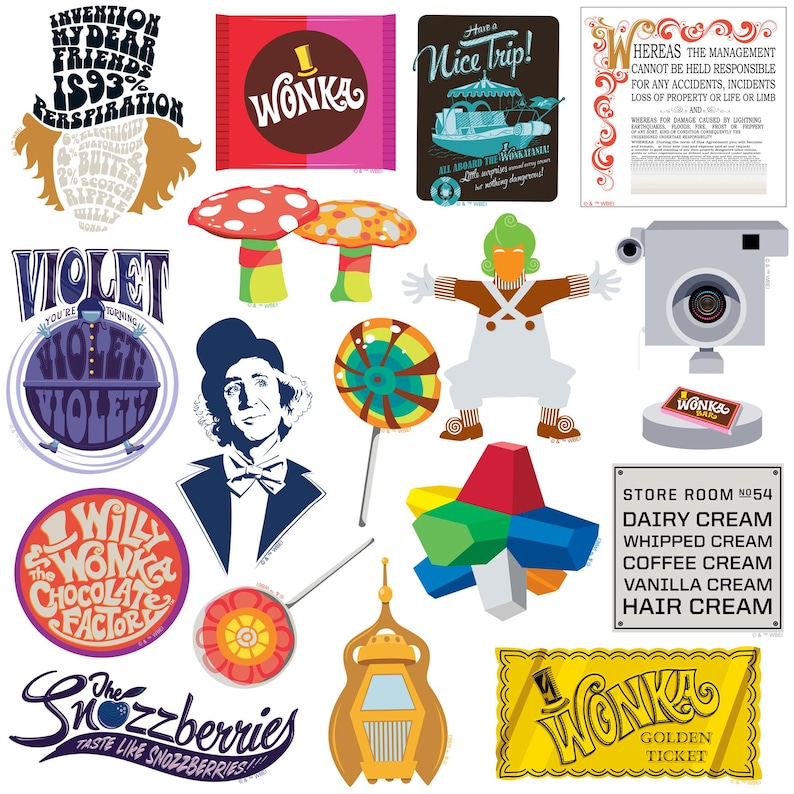 Willy Wonka and the Chocolate Factory Officially Licensed Deluxe Vinyl ...