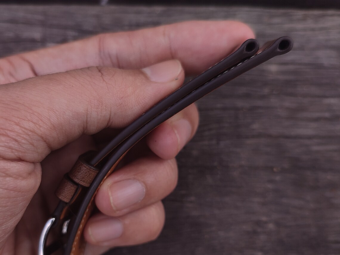 Flat Style Natural Horween Chromexcel Leather 100% Handmade - Etsy