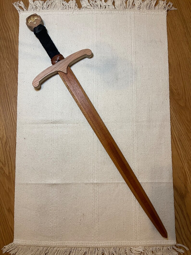 Wood Mahogany Sword for Play - Etsy