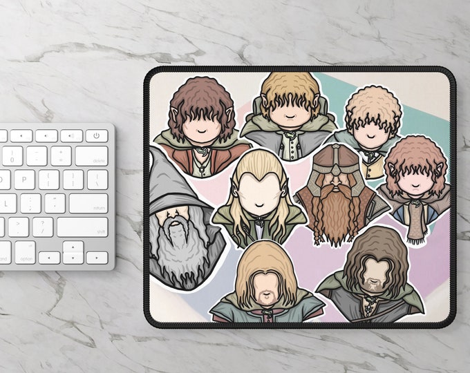 Hobbit Hole Desk Mat, Lord of the Rings Mousepad, the Shire Mouse Pad ...