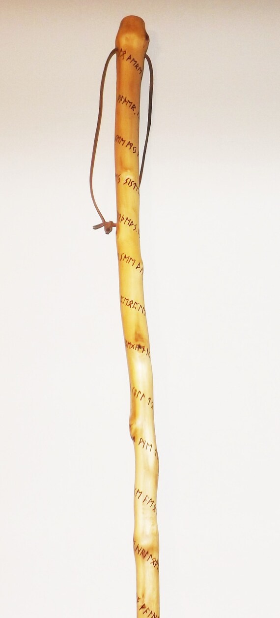 13th Warrior Hiking Stick Viking Runes Ode to Valhalla | Etsy Canada