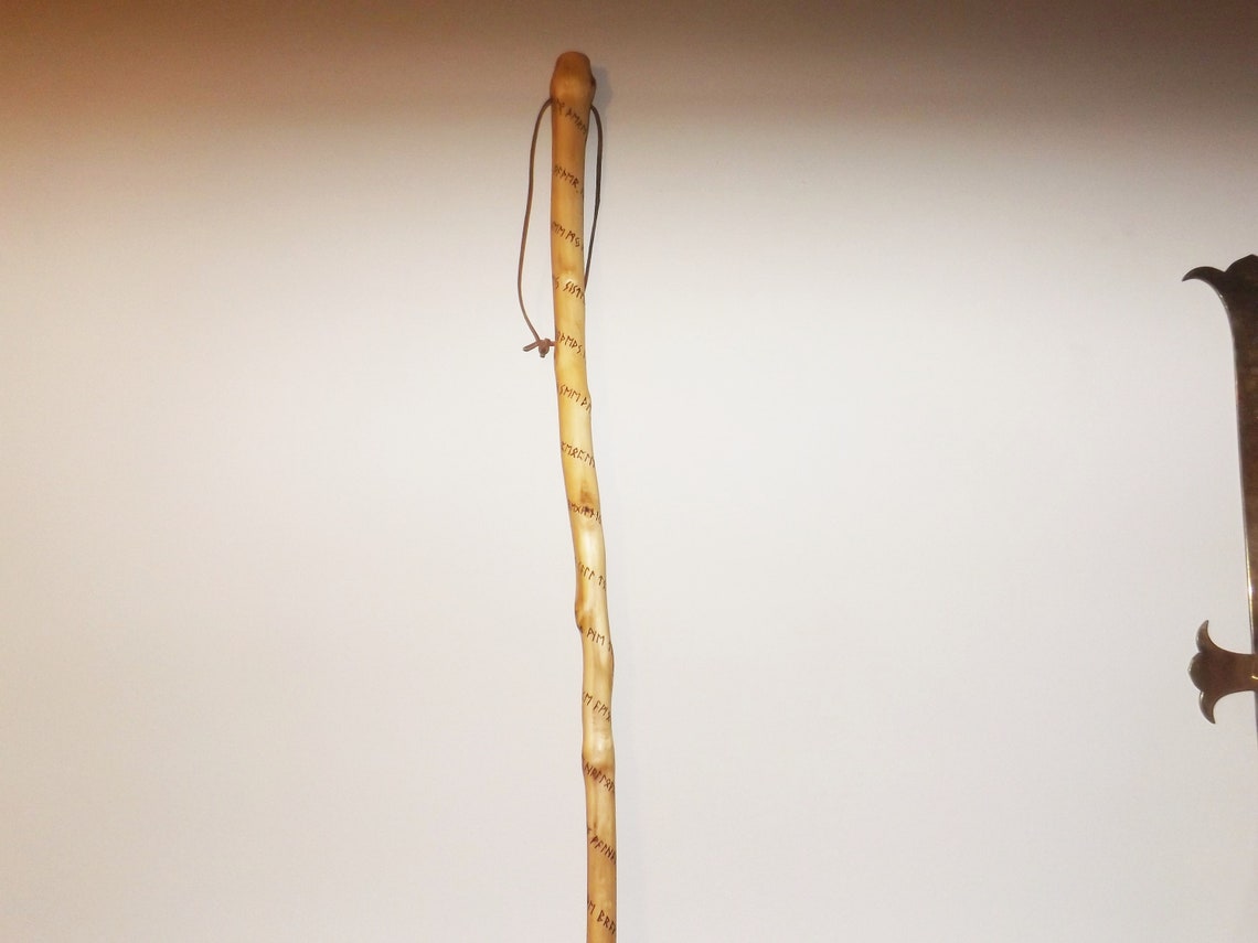 13th Warrior Hiking Stick Viking Runes Ode to Valhalla | Etsy Canada