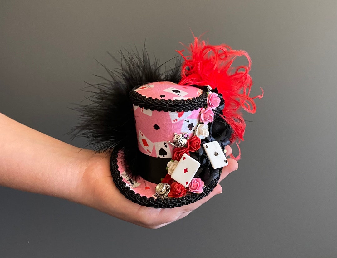 Micro Mini Top Hat, Las Vegas Poker Hat, Alice in Wonderland, Mad ...