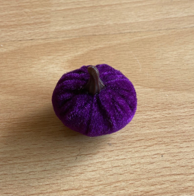 Mini velvet pumpkins mini velvet thanksgiving pumpkins fall | Etsy