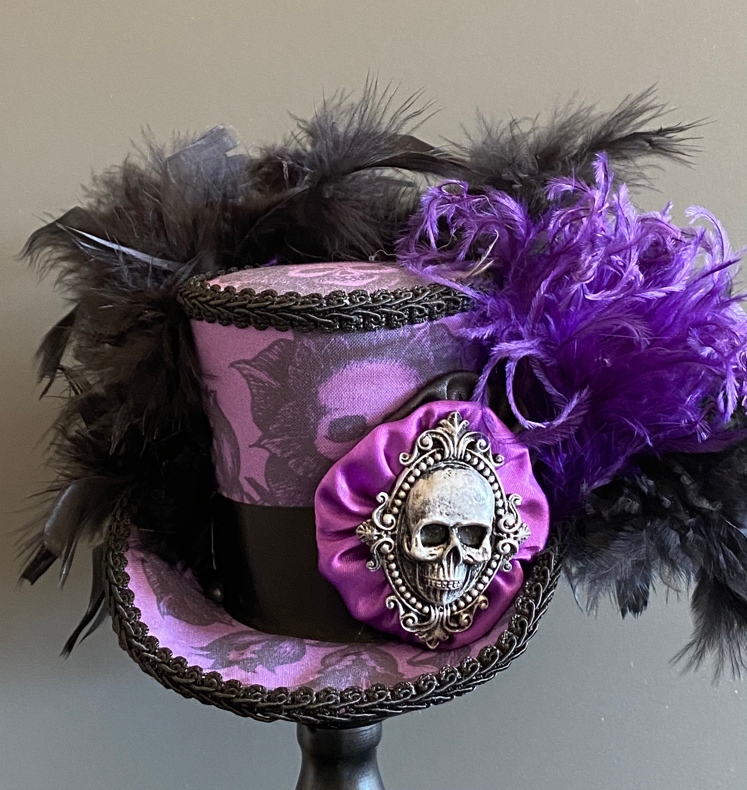 Mini Top Hat Halloween Mini Top Hat Steampunk Hat Day of | Etsy