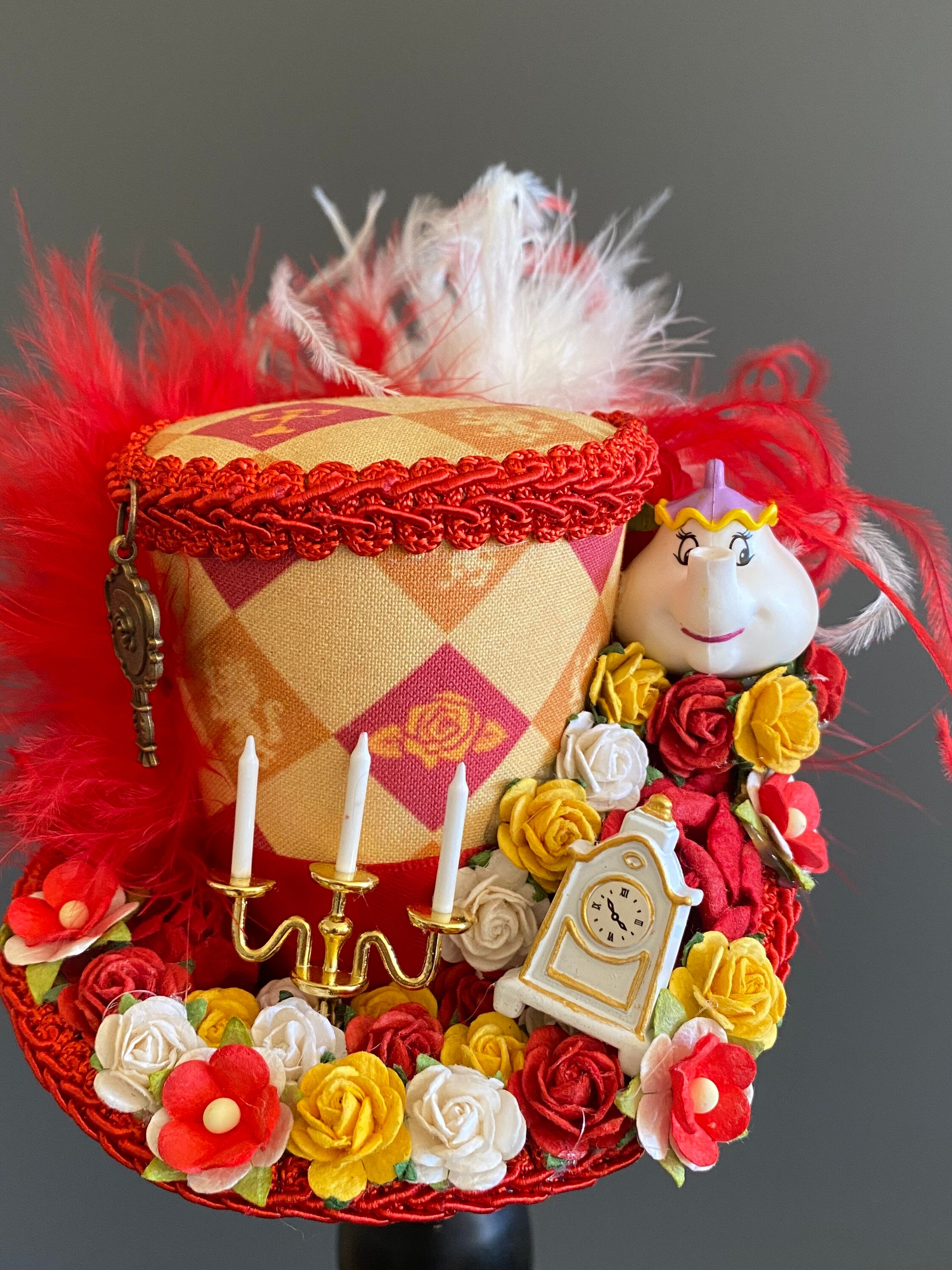 Micro Mini Top Hat Mini the Beauty and the Beast Hat Mini - Etsy