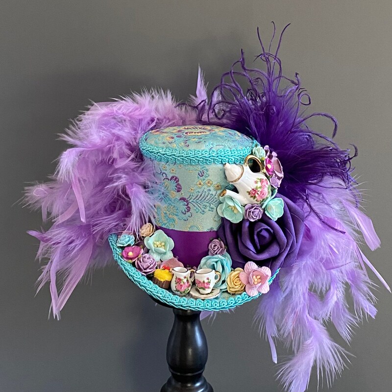 Purple Top Hat - Etsy