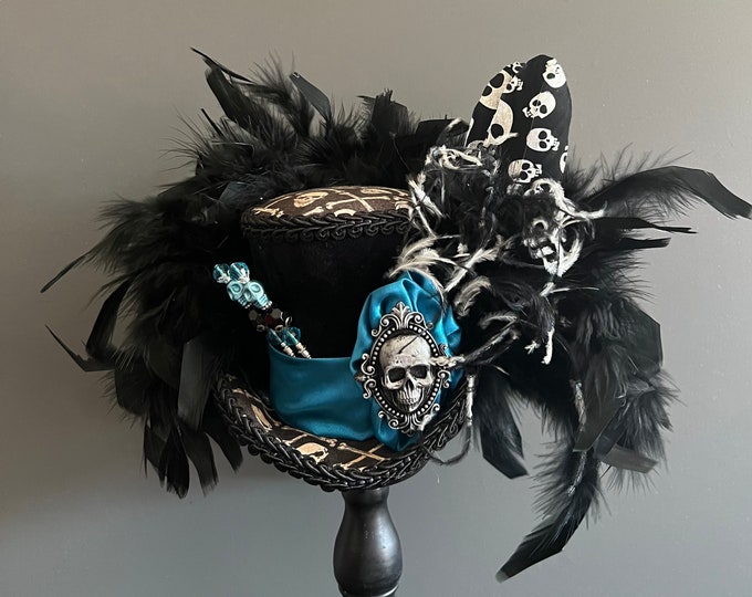 Mini Top Hat, Potions Hat, Mad Dr. Hat, Halloween Mini Hat, Tea Party ...