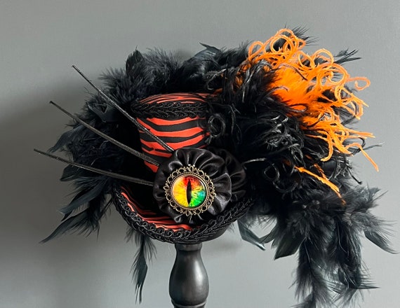 Mini Top Hat Tiger Mini Hat Tea Party Hat Mad Hatter Hat - Etsy