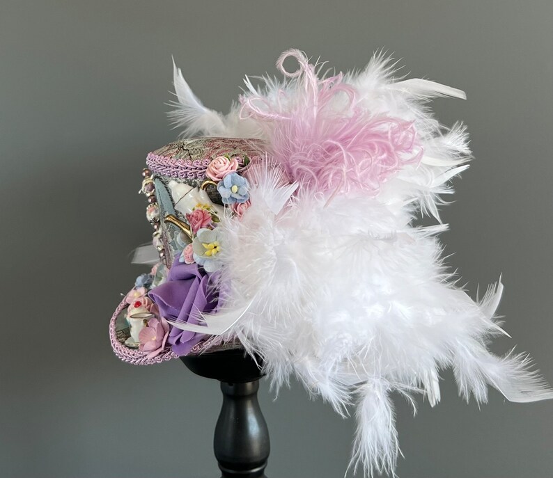 Mini Top Hat Tea Hat Tea Party Hat Marie Antoinette Mini - Etsy