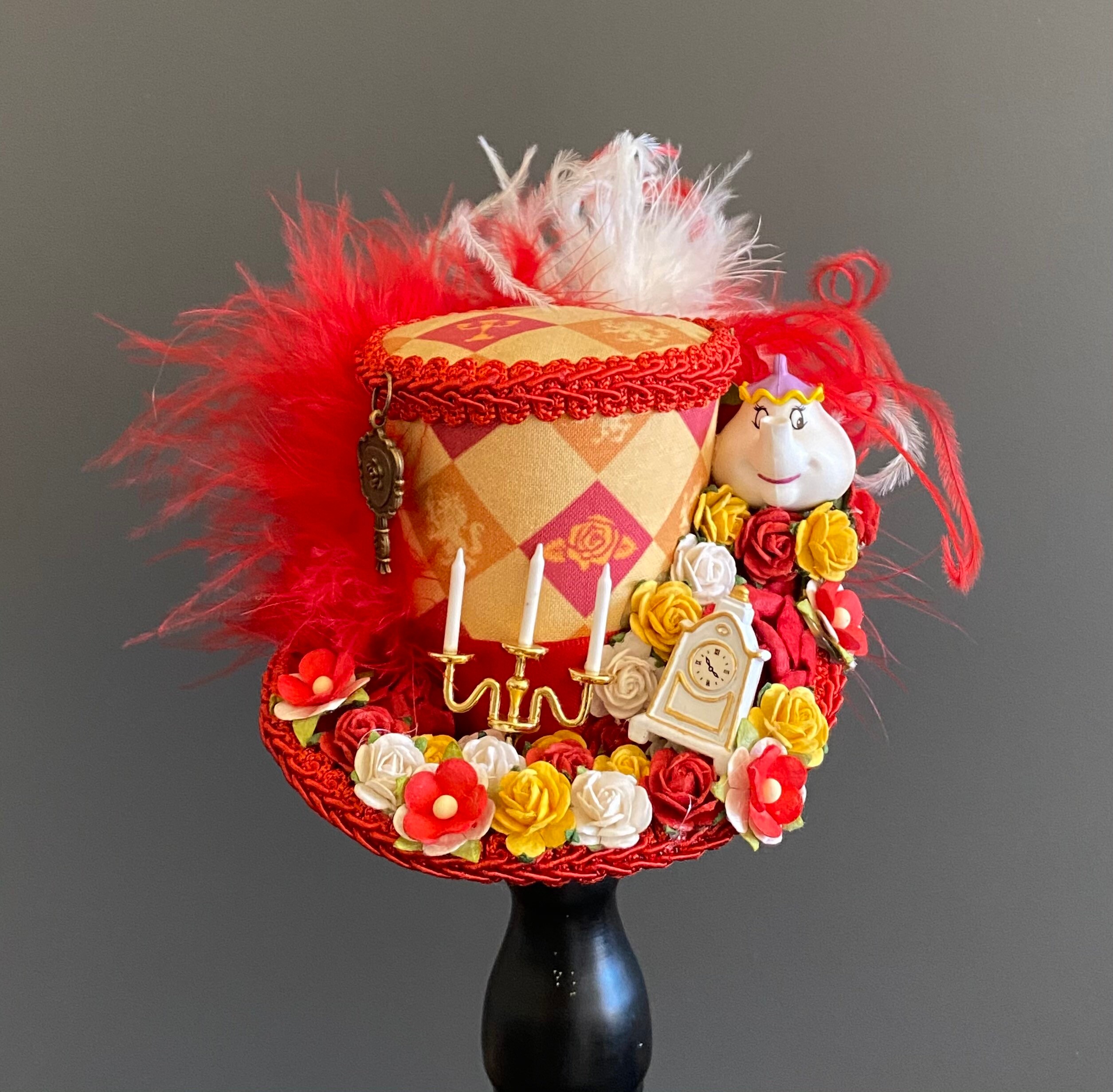 Micro Mini Top Hat Mini the Beauty and the Beast Hat Mini - Etsy