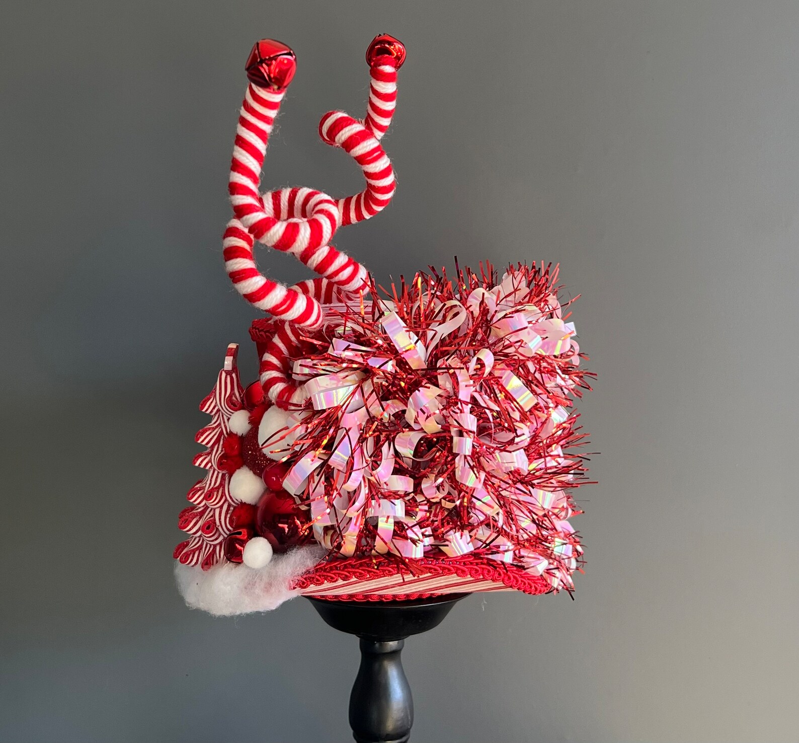 Mini Christmas Top Hat Candy Tree Topper Mini Top Hat Tree - Etsy