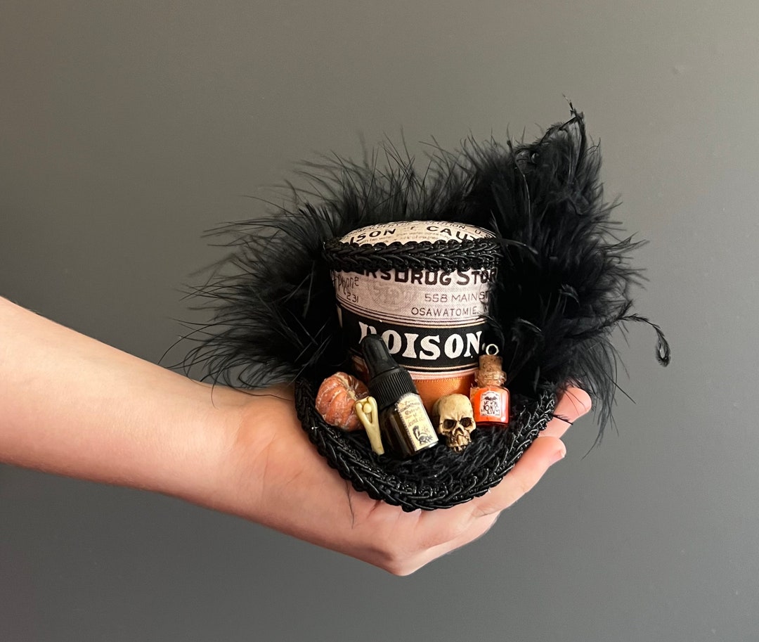 Micro Mini Top Hat, Halloween Micro Mini Top Hat, Potions Mini Top Hat ...