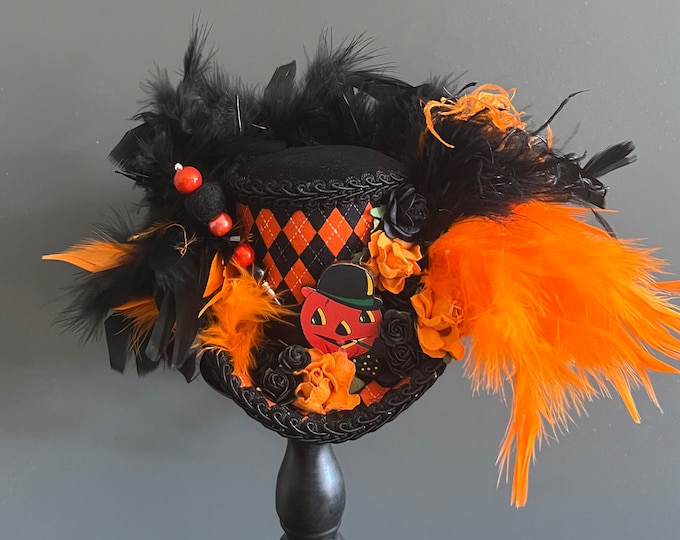 Mini Top Hat, Potions Hat, Mad Dr. Hat, Halloween Mini Hat, Tea Party ...