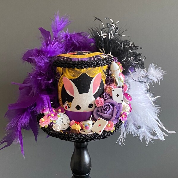 White Rabbit Top Hat - Etsy