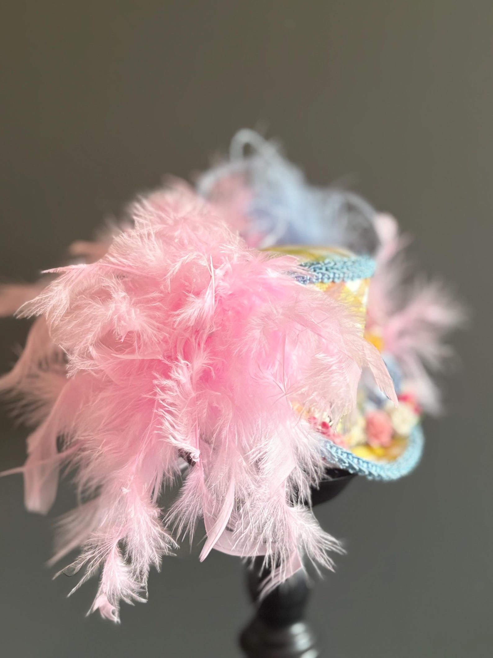 Peter Rabbit Hat, Easter Hat, Mini Top Hat, Fascinator Hat, Tea Party ...