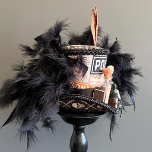 Mini Top Hat, Potions Hat, Mad Dr. Hat, Halloween Mini Hat, Tea Party ...