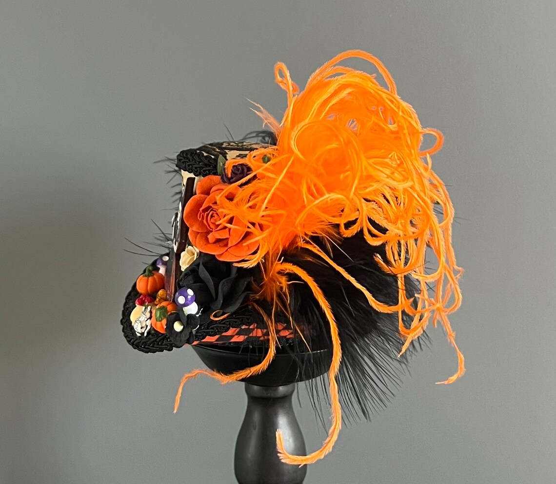 Micro Mini Top Hat Halloween Mini Hat Alice in Wonderland - Etsy