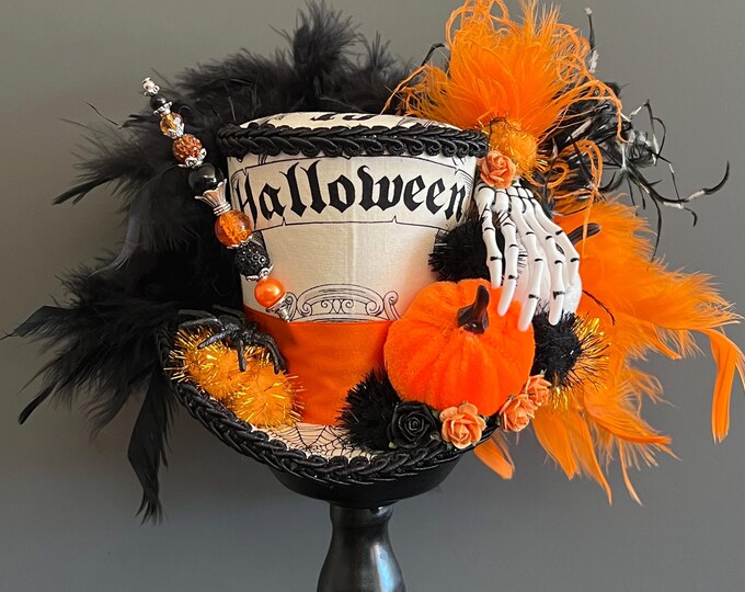 Mini Top Hat, Potions Hat, Mad Dr. Hat, Halloween Mini Hat, Tea Party ...