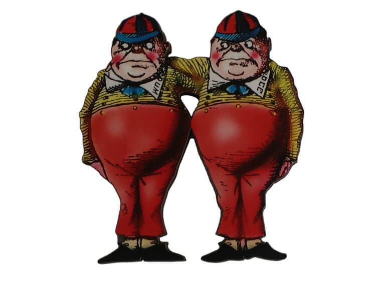 Alice In Wonderland 2010 Tweedledee And Tweedledum