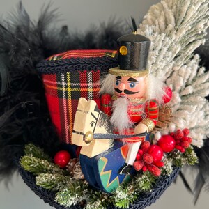 Christmas Mini Top Hat, Nutcracker Mini Top Hat, Tree Topper Hat ...