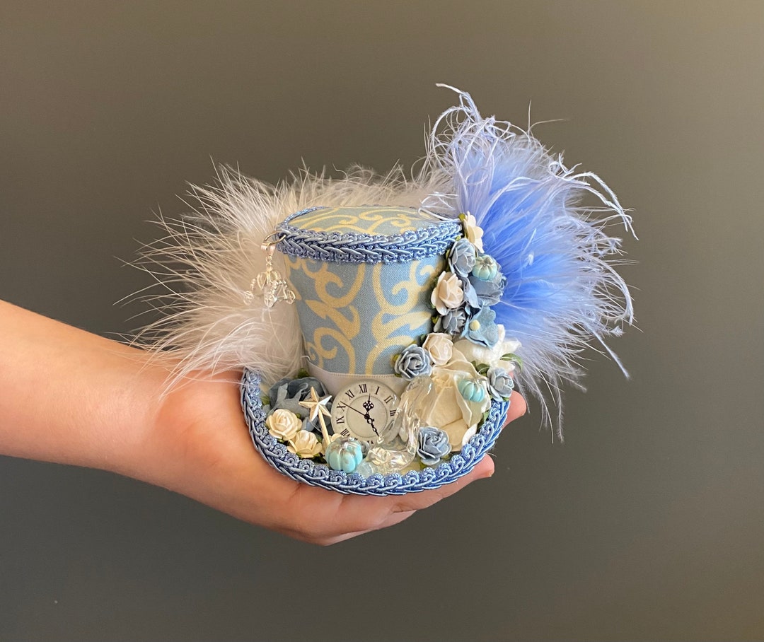 Micro Mini Cinderella Hat, Alice in Wonderland Tea Party, Mad Hatter ...