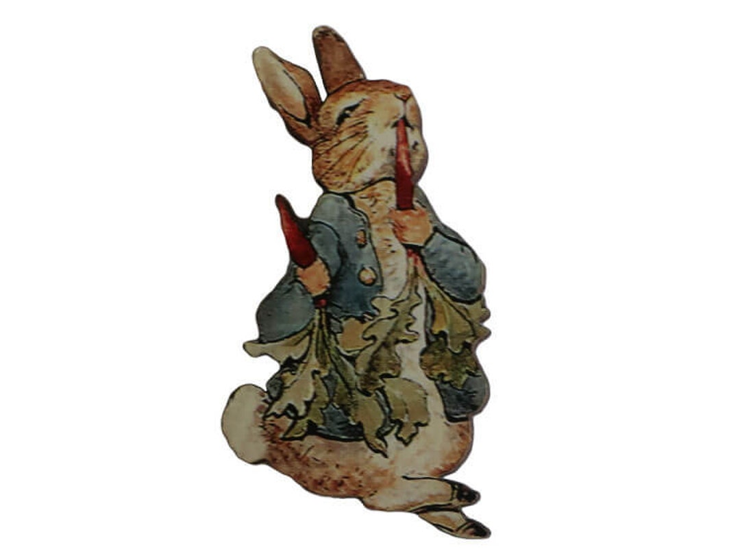 Peter Rabbit Brooch, Easter Pin, Beatrix Potter Brooch, Stocking ...