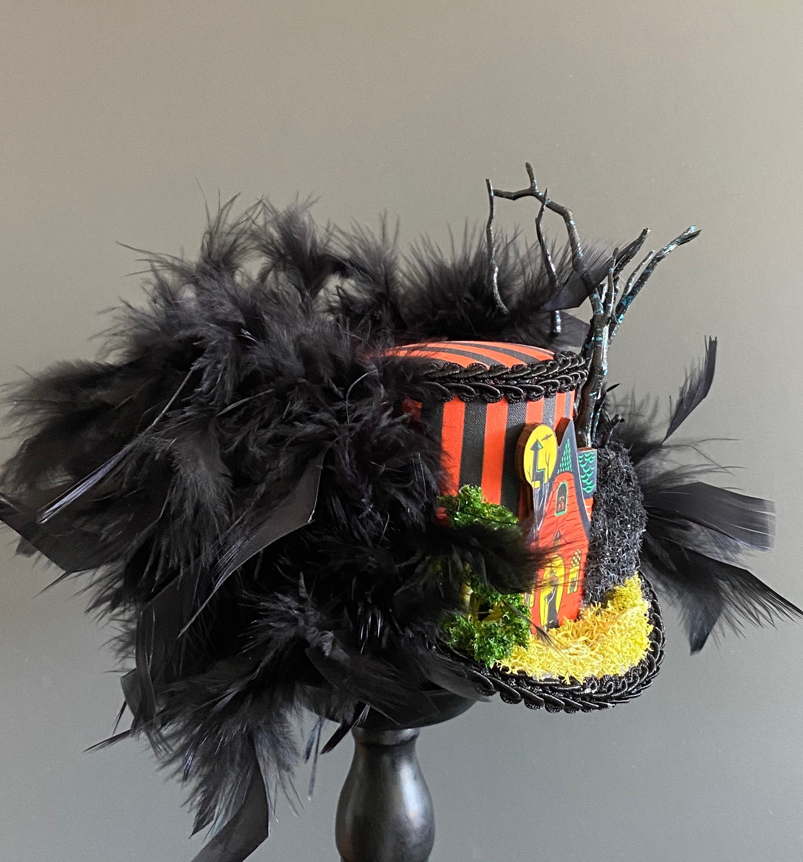 Halloween Mini Top Hat, Witch Hat, Haunted House Hat, Alice in ...