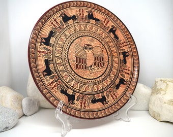 Greek Ceramic Plate | Etsy