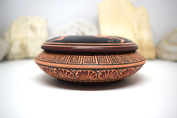 12cm / 4.72in diameter Minotaur Ancient Greek Vase Red Figure Greek ...