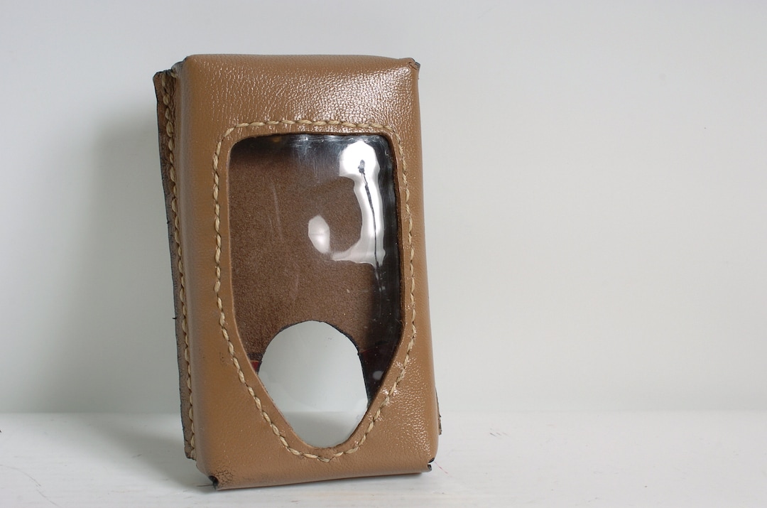 XP DEUS Remote Control Unit Cover. Hand Made Hand Stitched Light Brown ...