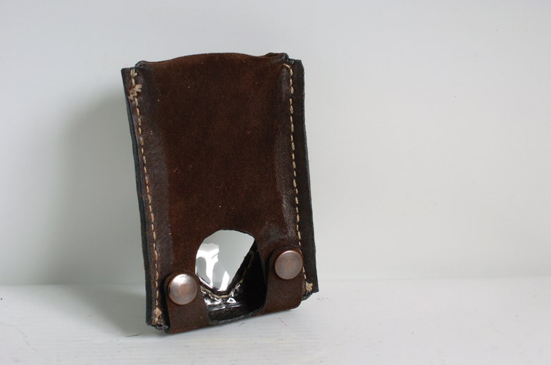 XP DEUS Remote Control Unit Cover. Hand Made Hand Stitched Brown Swede ...