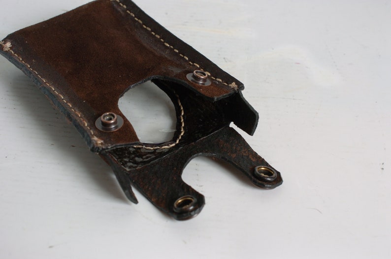 XP DEUS Remote Control Unit Cover. Hand Made Hand Stitched Brown Swede ...