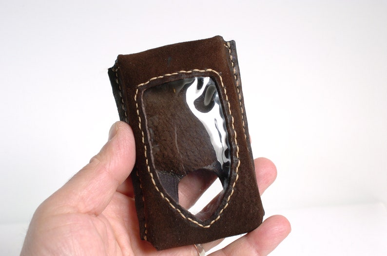 XP DEUS Remote Control Unit Cover. Hand Made Hand Stitched Brown Swede ...