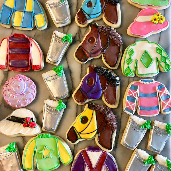 Derby Hat Cookies - Etsy