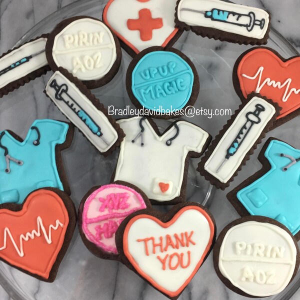 Nurse Cookies - Etsy
