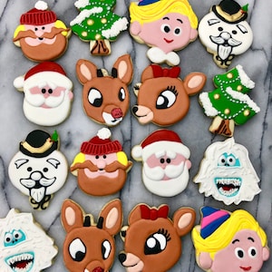 Reindeer and Friends Christmas Cookies - Etsy