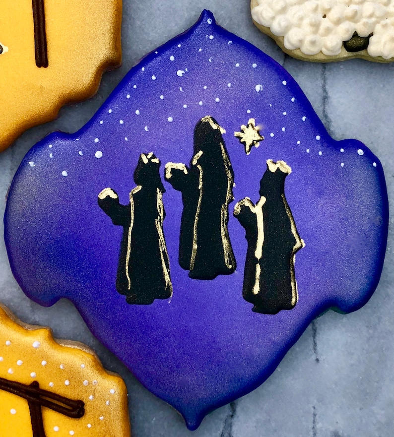 Nativity, Oh Holy Night Christmas Cookies - Etsy
