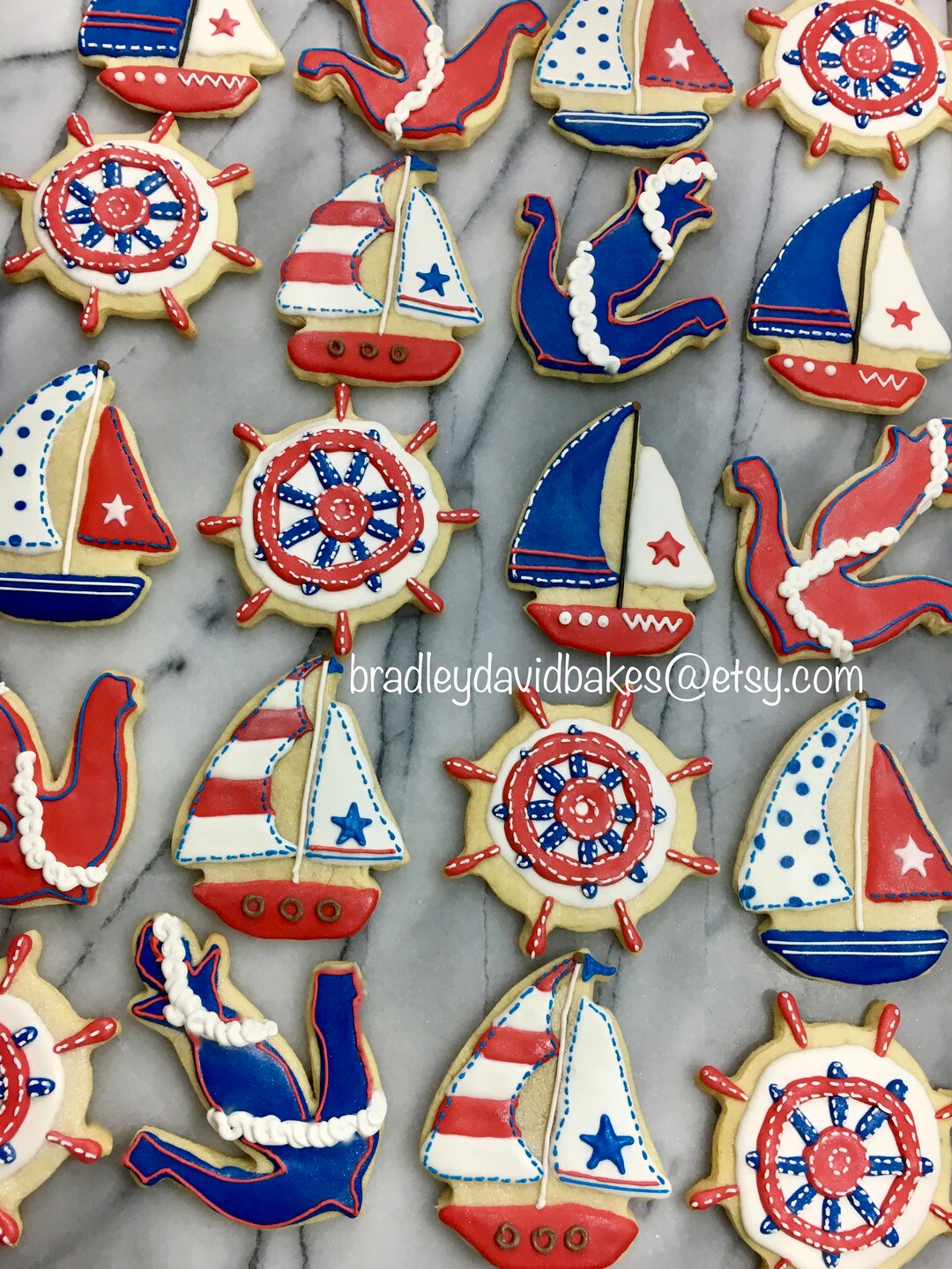 Nautical Theme Cookies, Save the Date Wedding Cookies - Etsy