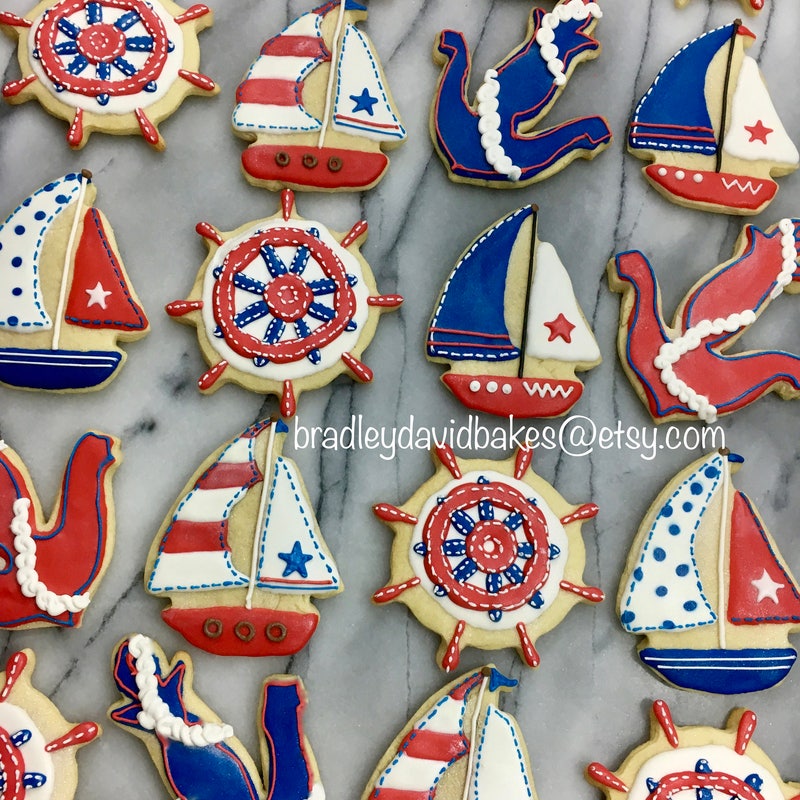 Nautical Cookies - Etsy
